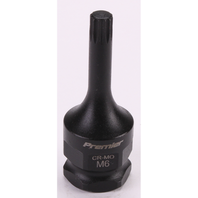 3/8"Dr Impact Spline Socket Bit M6 [AK5622.01] - SEALEY