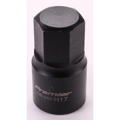 3/8"Dr Low Profile Hex Impact Socket Bit 17mm [AK5525.07] - SEALEY