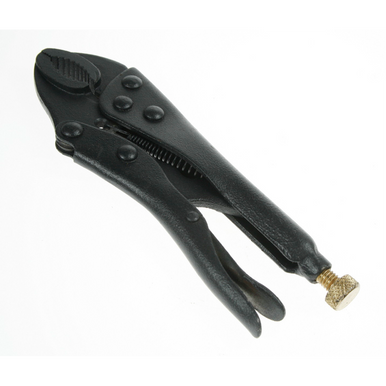 Plier, locking 5" single black [AK668/5S] - SEALEY