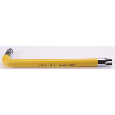 Long Jumbo Spline Key M14 'Anti-Slip' [AK7189.07] - SEALEY