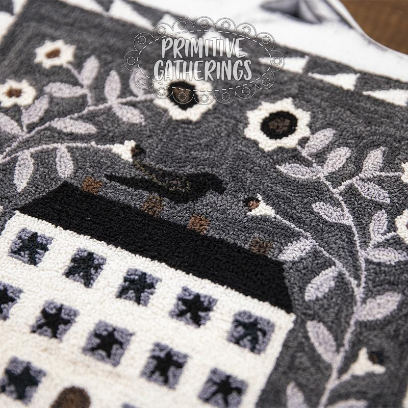 Black Star Flower Farm Punch Needle PRI-2013 - Primitive Gatherings ...