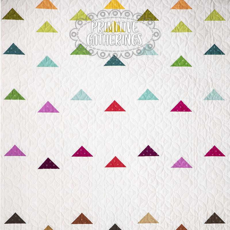 Falling Triangles DOWNLOAD - Primitive Gatherings Quilt Shop