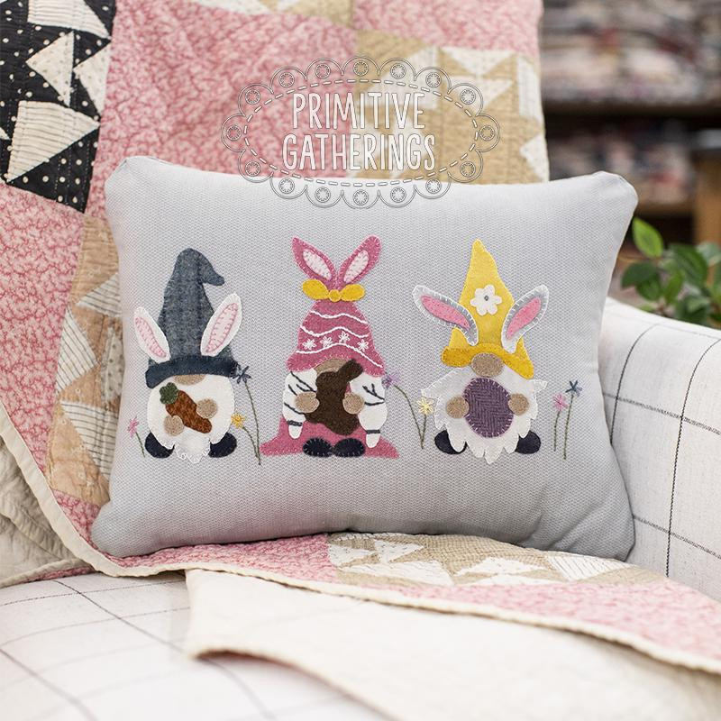Hoppy Gnomes PRI-2106 - Primitive Gatherings Quilt Shop