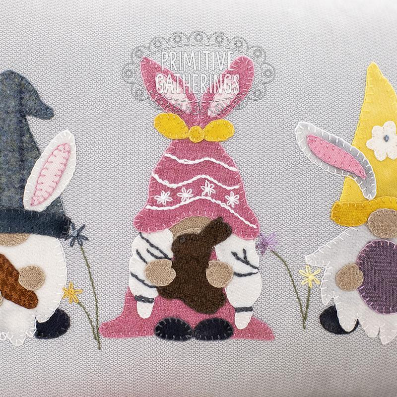 Hoppy Gnomes PRI-2106 - Primitive Gatherings Quilt Shop