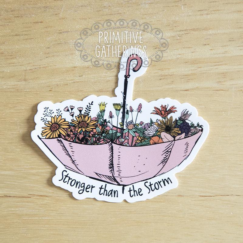 Novelty Stickers - Primitive Gatherings Quilt Shop
