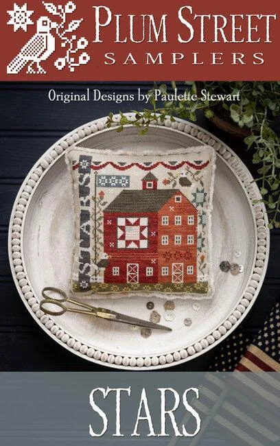 Stars Cross Stitch - Primitive Gatherings Quilt Shop