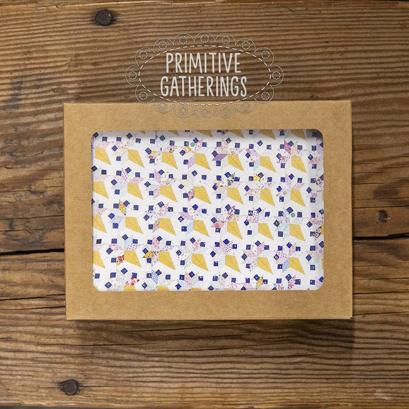 Note Cards by Primitive Gatherings - Primitive Gatherings Quilt Shop