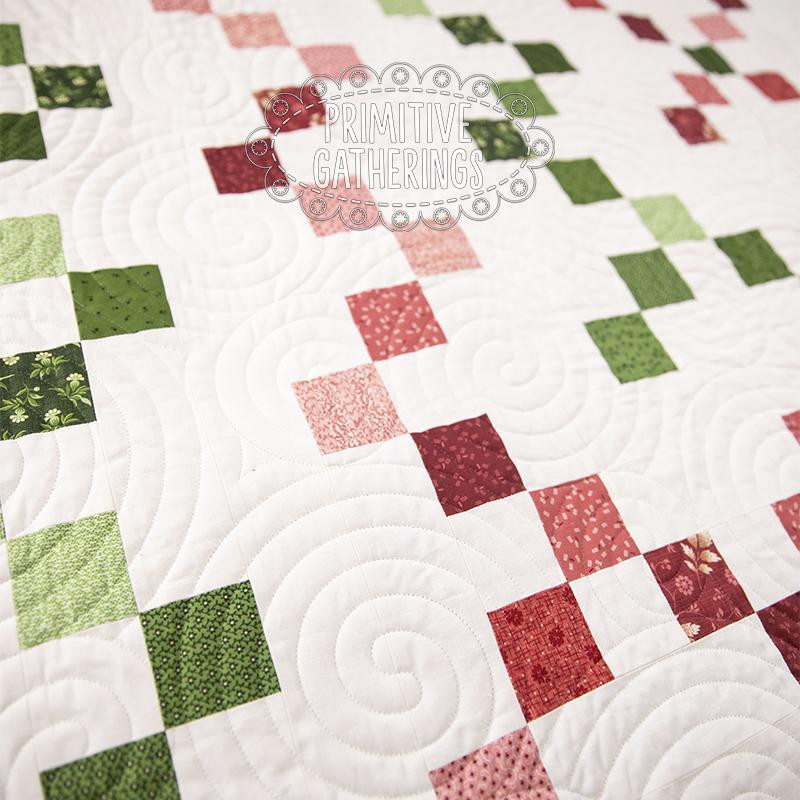 Vintage Christmas Quilt PRI-2170 - Primitive Gatherings Quilt Shop