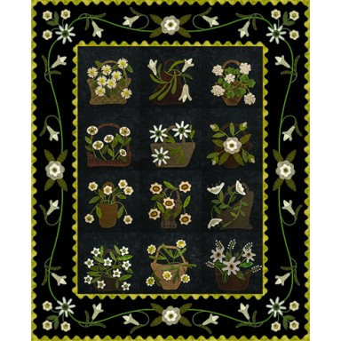 Moon Garden PRI-700 - Primitive Gatherings Quilt Shop