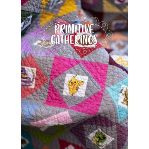 Pokémon I-Spy Quilt PRI-838 - Primitive Gatherings Quilt Shop