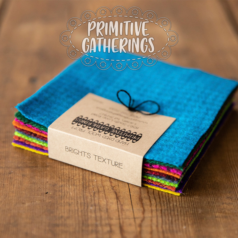 5" Brights Texture Wool Charms