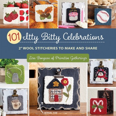 101 Itty Bitty Celebrations Book PRI-1027 - Primitive Gatherings Quilt Shop