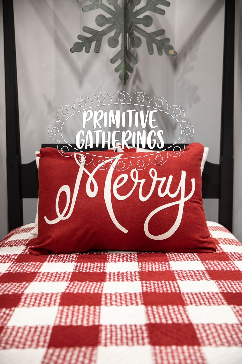 Thankful Life Pillow Pattern DOWNLOAD - Primitive Gatherings Quilt Shop