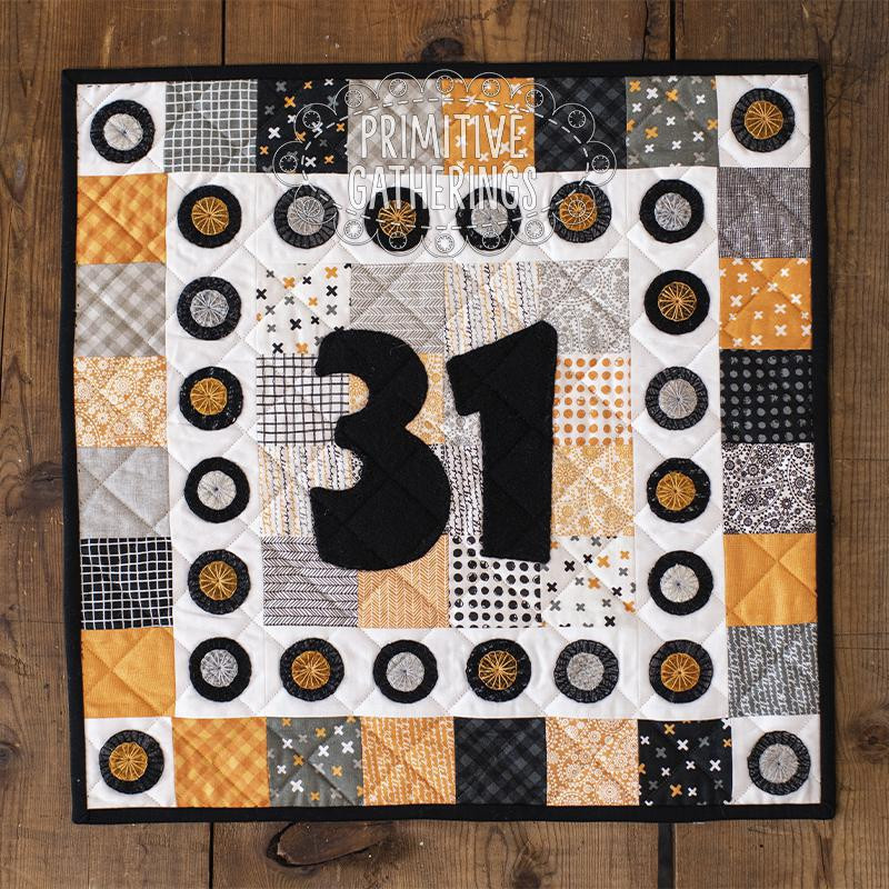 Late October Pillow and Mini Quilt PRI-2050 - Primitive Gatherings ...