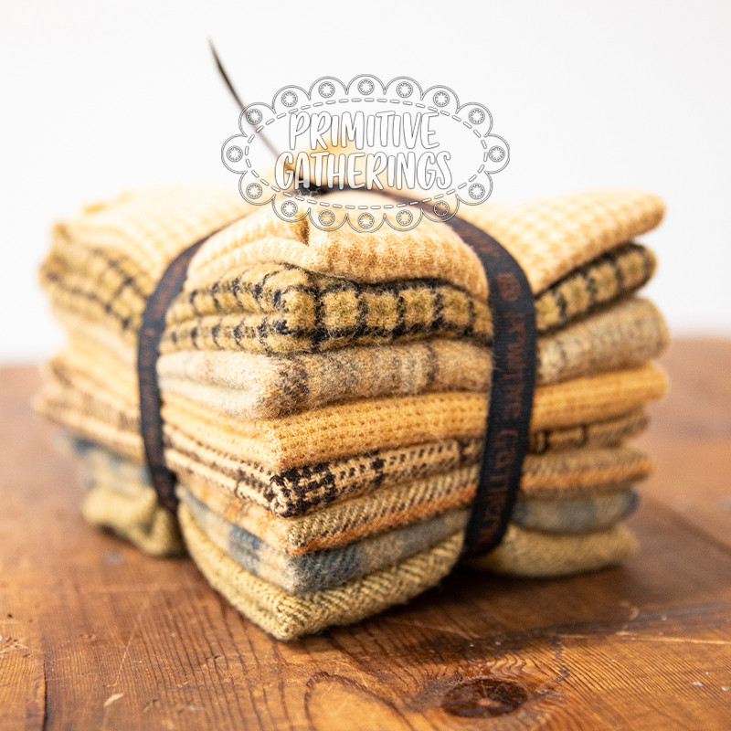 Buttermilk Wool Texture Bundle - Primitive Gatherings Quilt Shop
