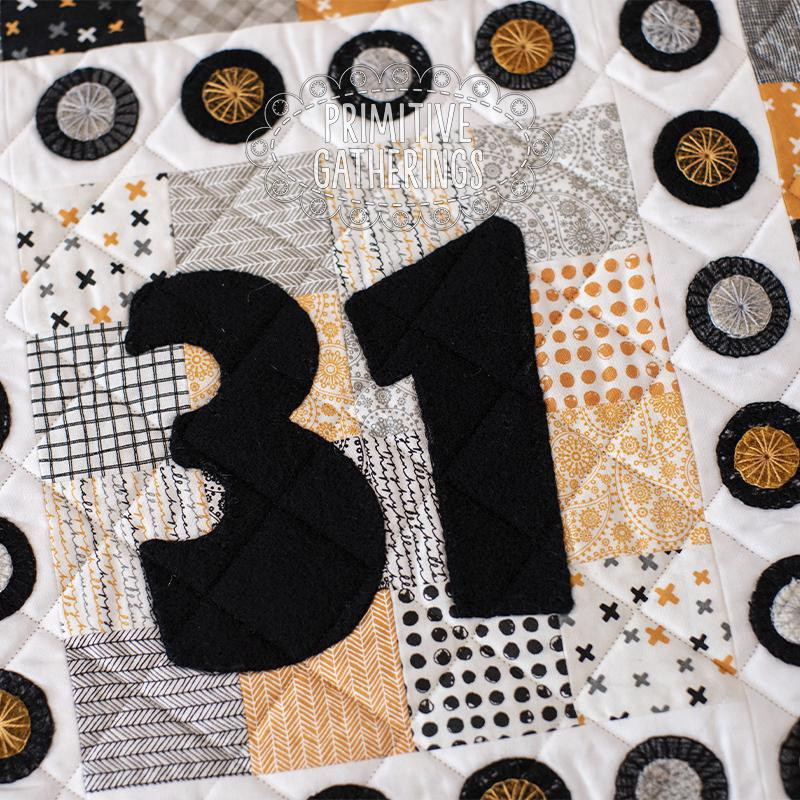 Late October Pillow and Mini Quilt PRI-2050 - Primitive Gatherings ...