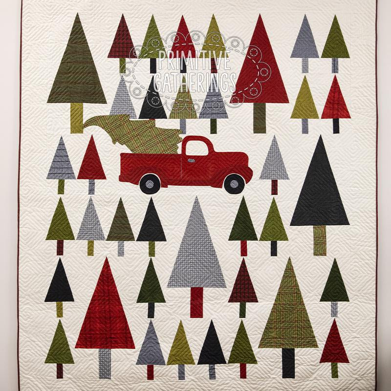 The Perfect Tree Quilt PRI-2073 Pattern Only W - Primitive Gatherings ...