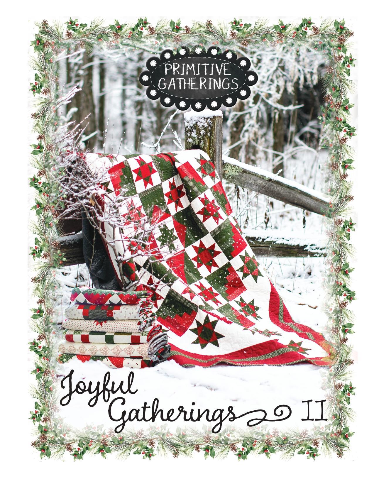Joyful Gatherings II Book PREORDER - Primitive Gatherings Quilt Shop