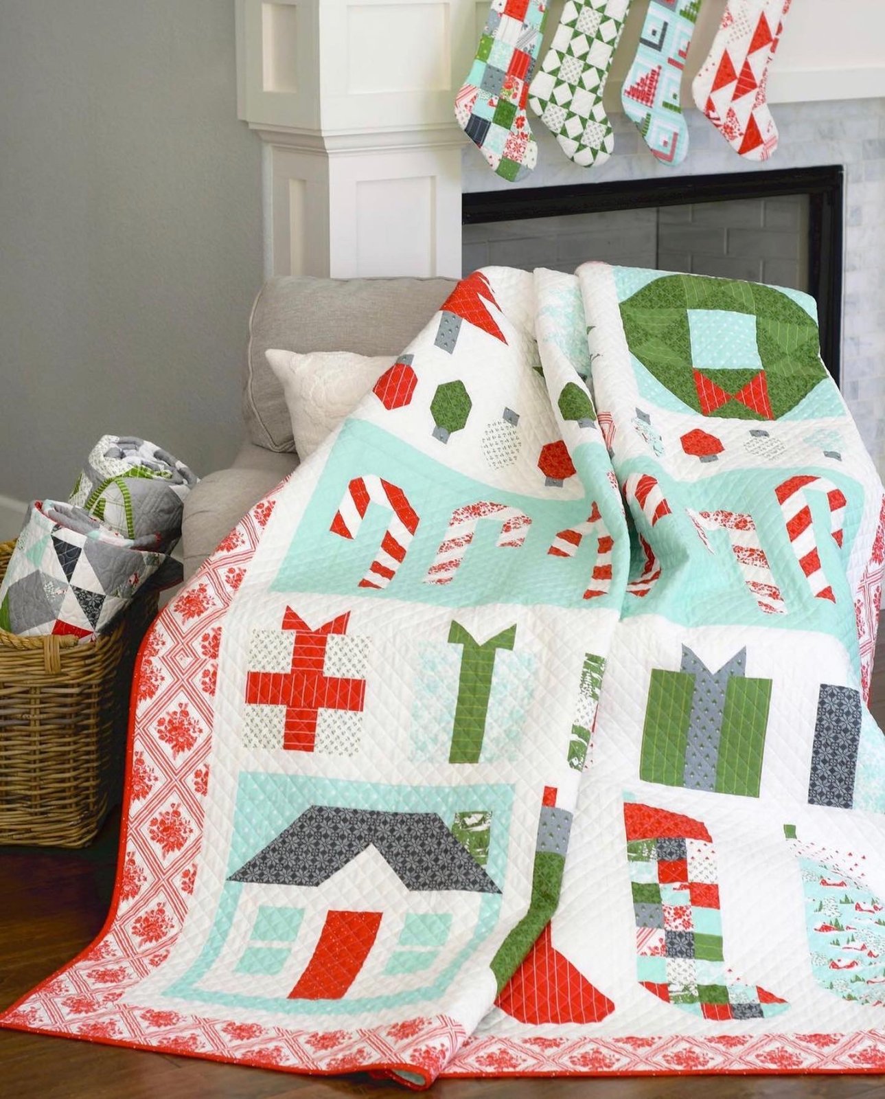 Merry Little Christmas Boxed kit - Primitive Gatherings Quilt Shop