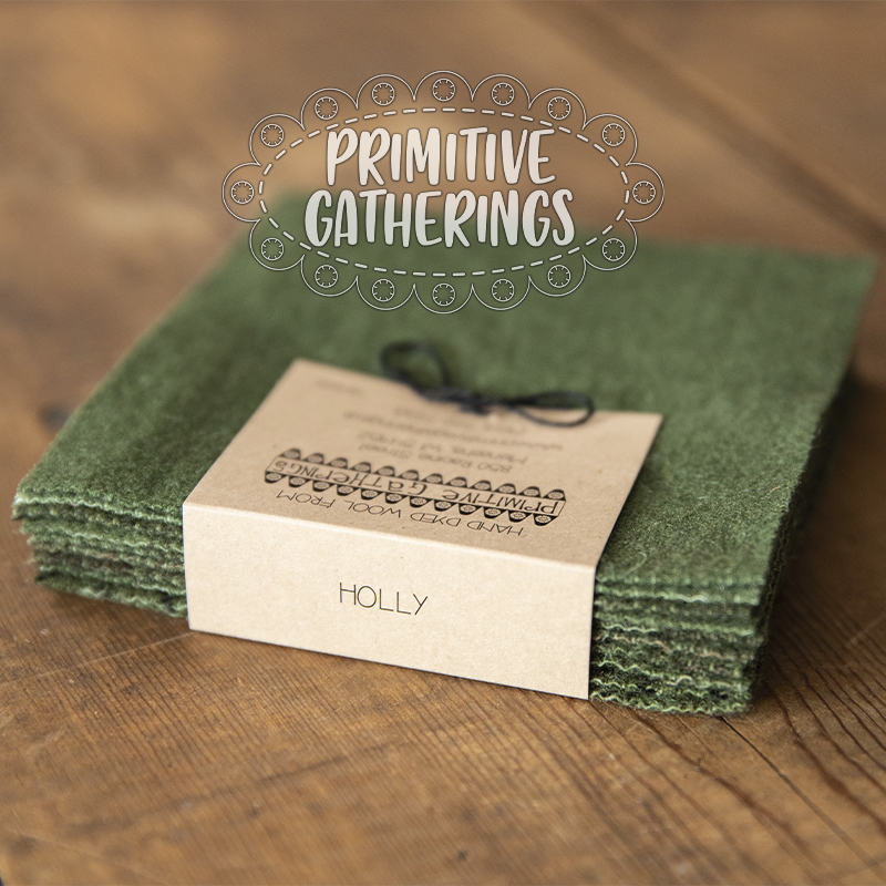 5" Holly Wool Charms