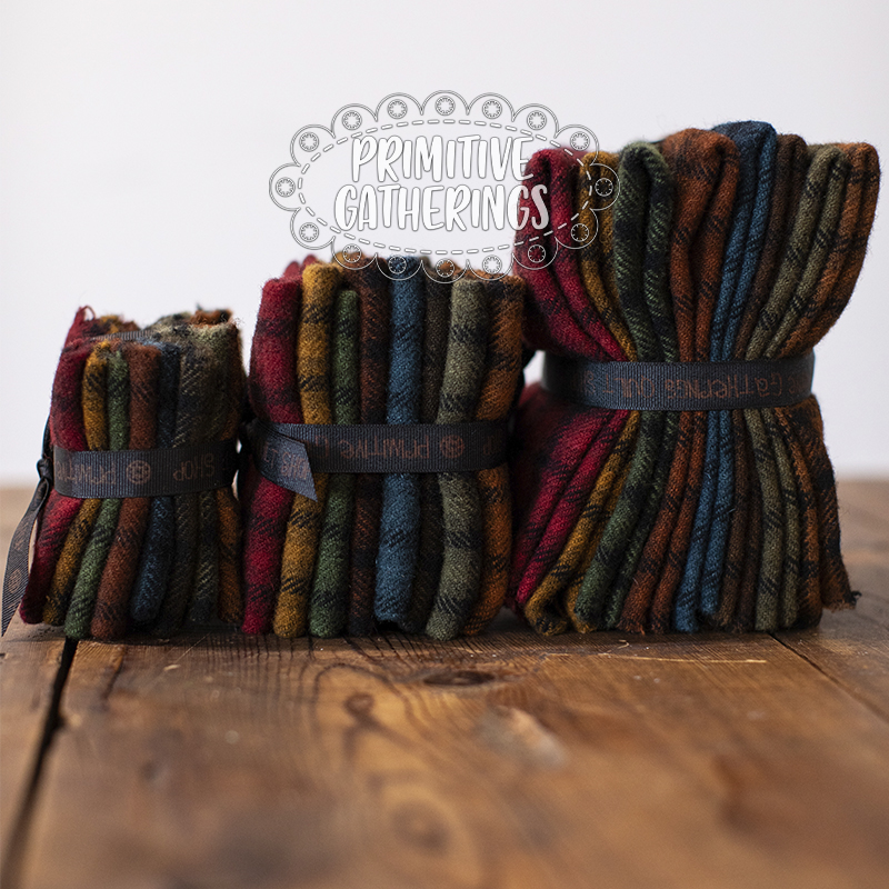 Plaid Wool Texture Bundle - Primitive Gatherings Quilt Shop