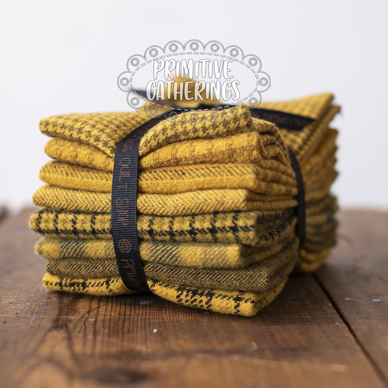 Goldstar Wool Texture Bundle - Primitive Gatherings Quilt Shop