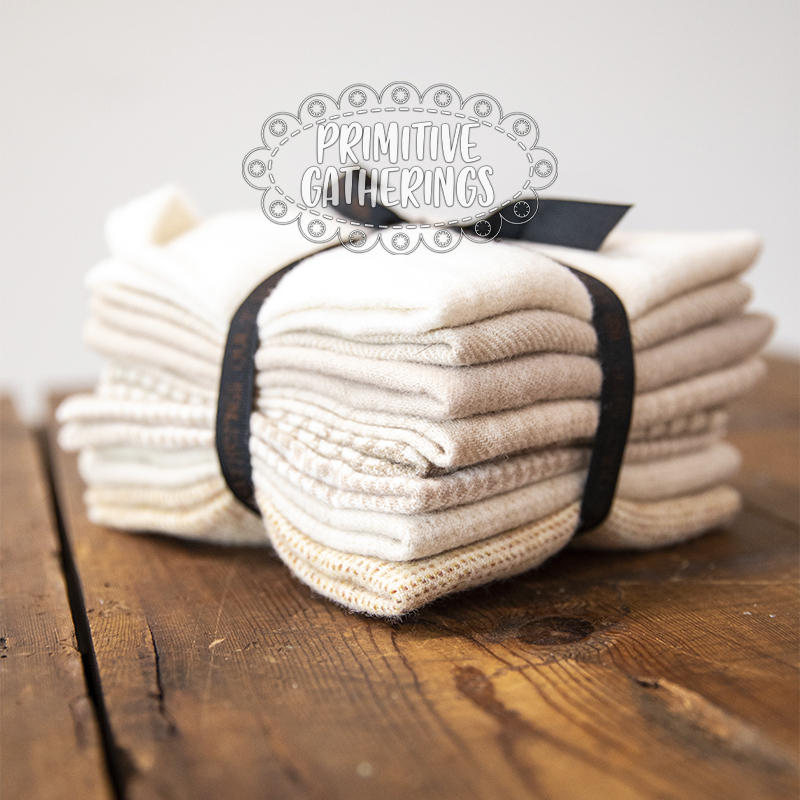 Natural Wool Texture Bundle - Primitive Gatherings Quilt Shop