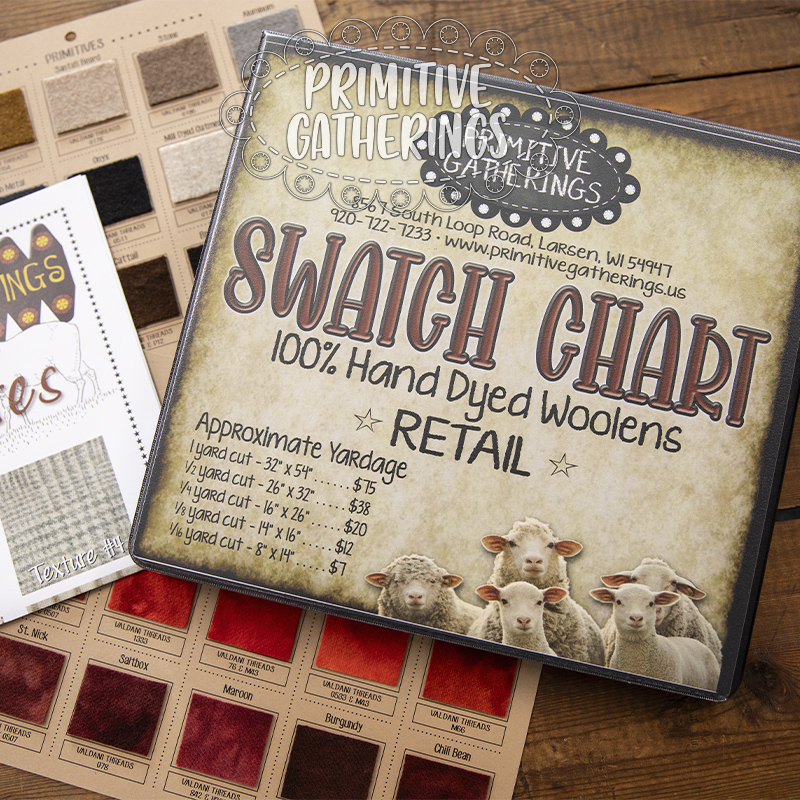 Wool Swatch Chart