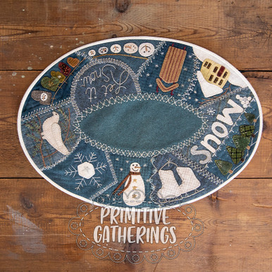 Winter Crazy Table Mat PRI-434 Pattern Only W - Primitive Gatherings ...