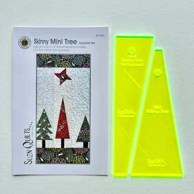 Skinny Mini Tree Template Set - Primitive Gatherings Quilt Shop