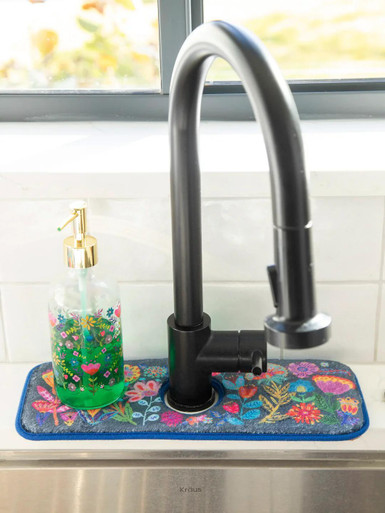 Reversible Faucet Sink Mat - Primitive Gatherings Quilt Shop