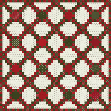 Christmas Chain Quilt Kit PREORDER - Primitive Gatherings Quilt Shop
