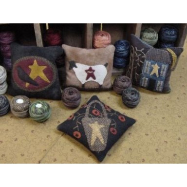 Primitive Wool Pincushions Pattern PRI-140 - Primitive Gatherings Quilt ...