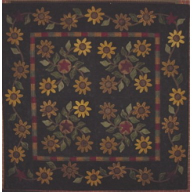 Sunflowers Pattern PRI-160 - Primitive Gatherings Quilt Shop