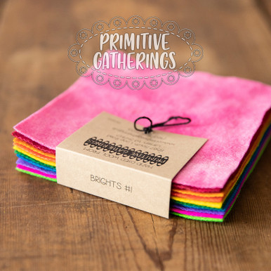 5" Brights #1 Wool Charms