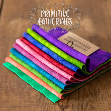 5" Brights #2 Wool Charms