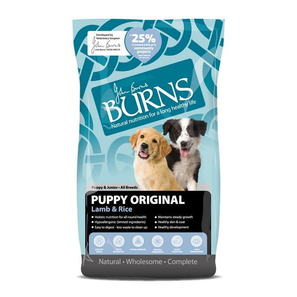 Burns Puppy Original Lamb 6kg - Pedigree Wholesale Ltd