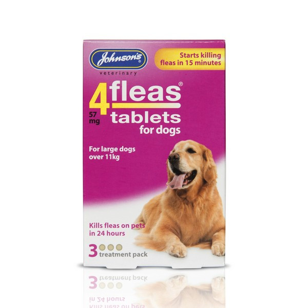 JVP 4 Fleas Dog Flea Tablets (3Tabs) - Pedigree Wholesale Ltd