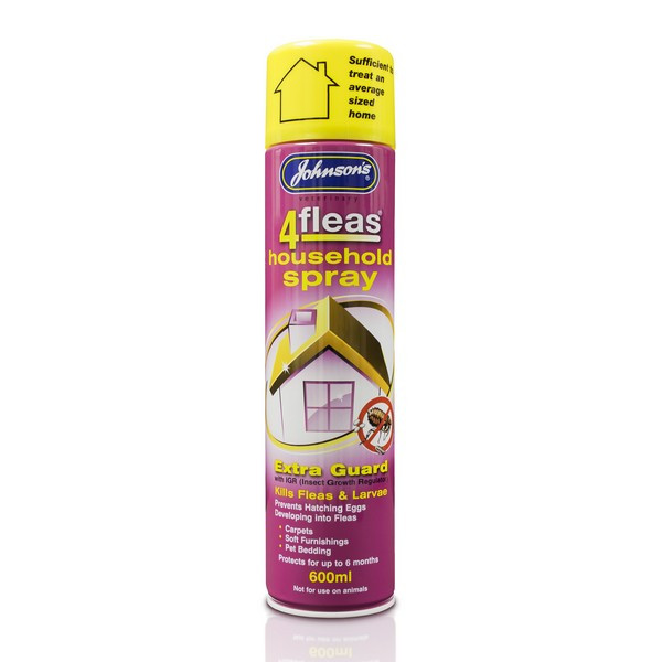 JVP 4 Fleas IGR Household Spray 600ml - Pedigree Wholesale Ltd
