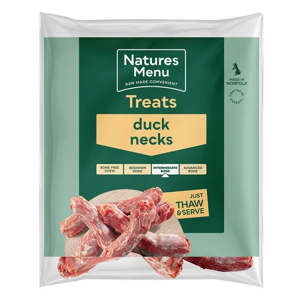 Natures Menu Frozen Raw Chews Duck Necks 7Pcs - Pedigree Wholesale Ltd