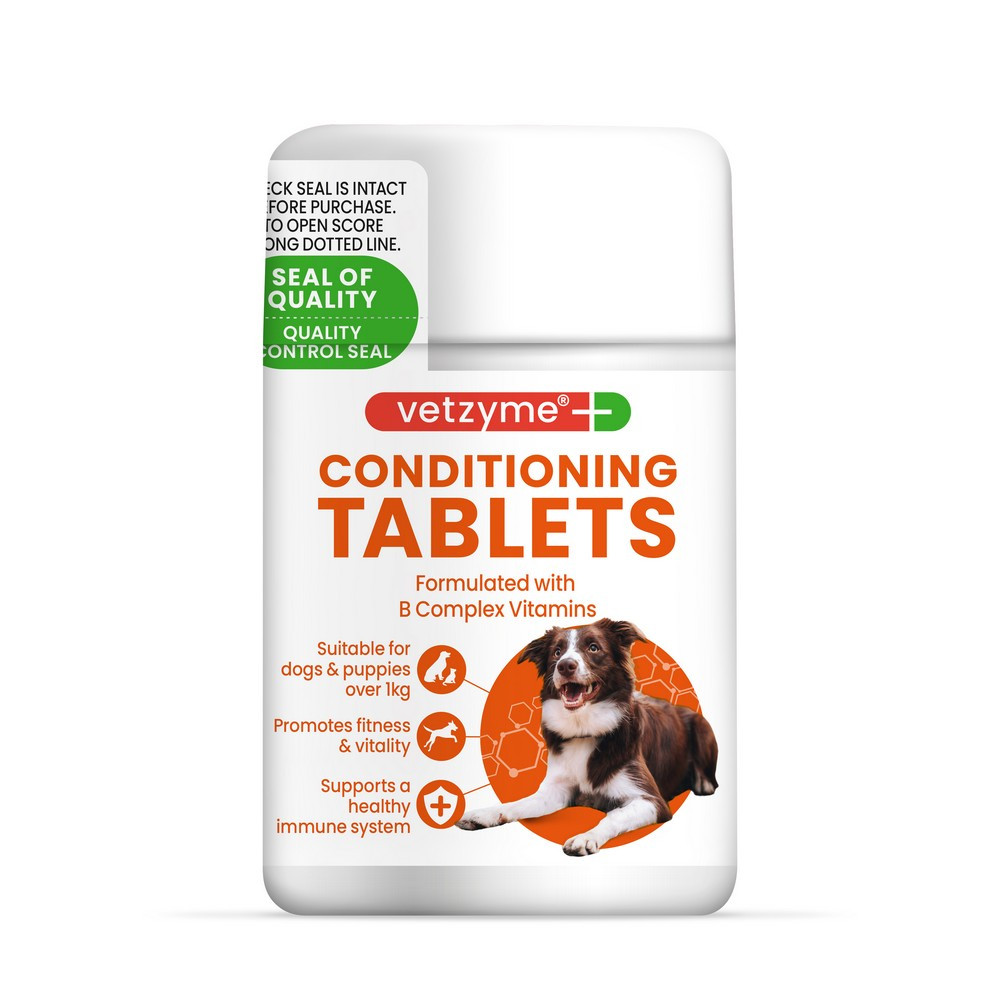 Vetzyme Conditioning Tablets (100Tabs) - Pedigree Wholesale Ltd