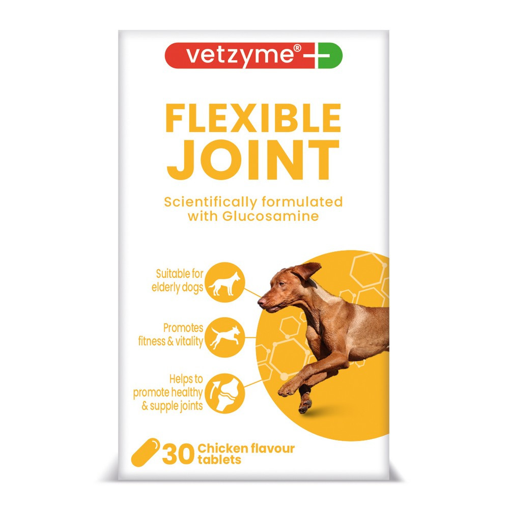 Vetzyme Flexible Joint Tablets (30Tabs) - Pedigree Wholesale Ltd