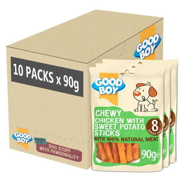 Good Boy Pawsley & Co Chicken & Sweet Potato sticks 90g - Pedigree ...