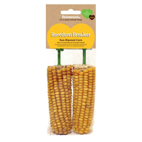 Rosewood Boredom Breaker Corn On The Cob 2Pc - Pedigree Wholesale Ltd