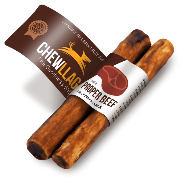 Chewllagen Collagen Beef Flavour Roll Medium 5" Dog Chew 2 pack 50g ...