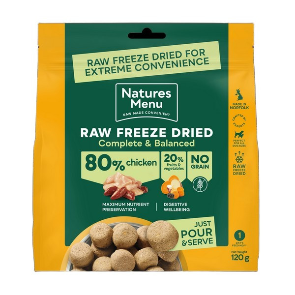 Natures Menu Complete and Balanced 80/20 Chicken 120g - Pedigree ...