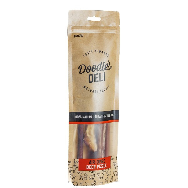 Doodles Deli Air Dried Beef Pizzle 100g - Pedigree Wholesale Ltd