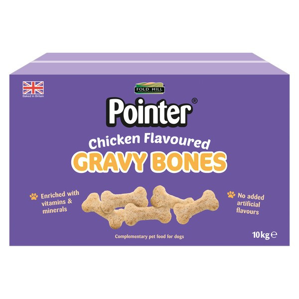 Pointer Chicken Flavoured Gravy Bones 10kg - Pedigree Wholesale Ltd