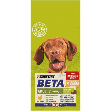 Beta Adult Dry Dog Food with Chicken 2kg - Pedigree Wholesale Ltd