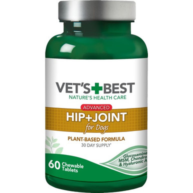 Vets Best Advanced Hip & Joint Tablets for Dogs (60Tabs) - Pedigree ...